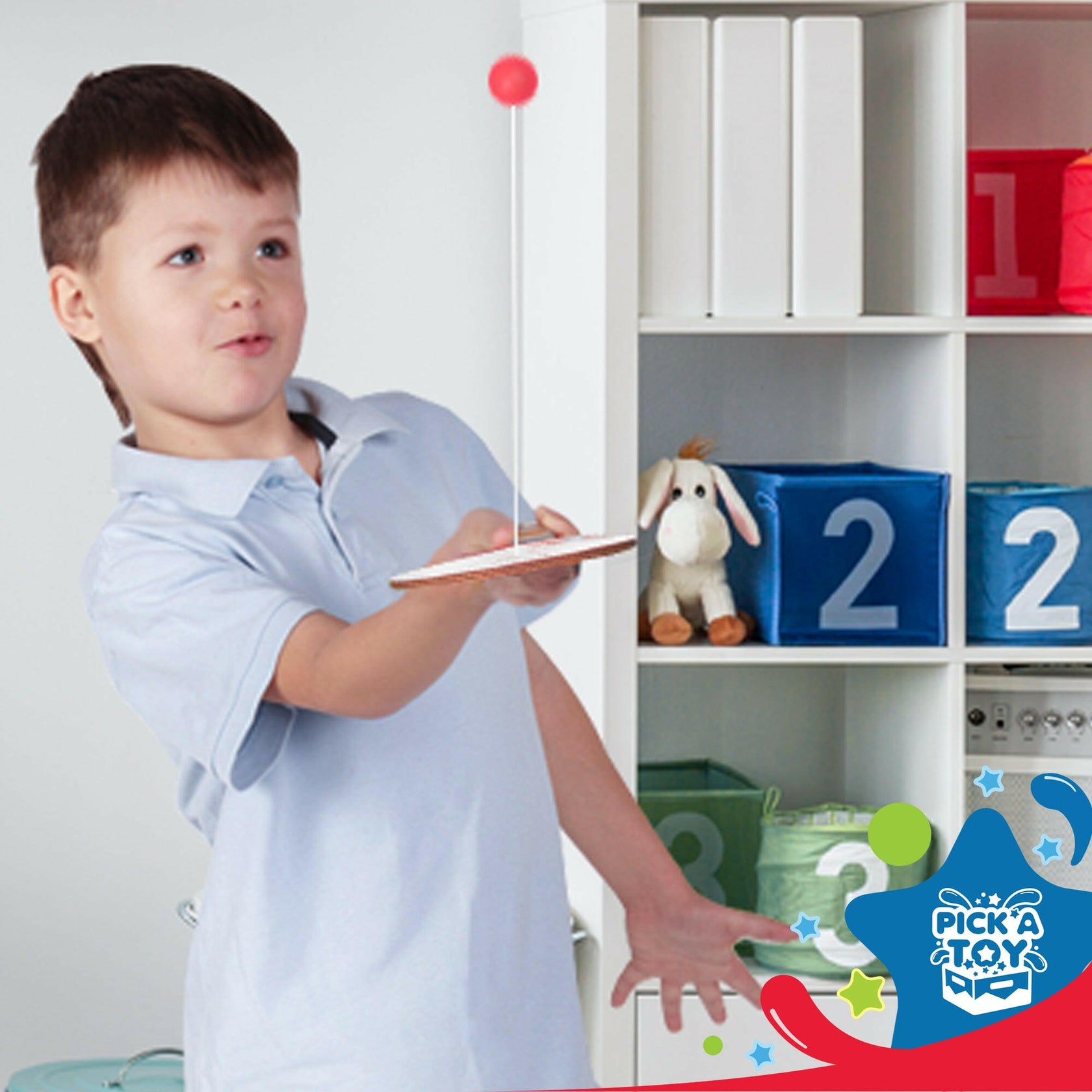 Wooden Paddle Toy - Paddle Ball Toy | Pick A Toy