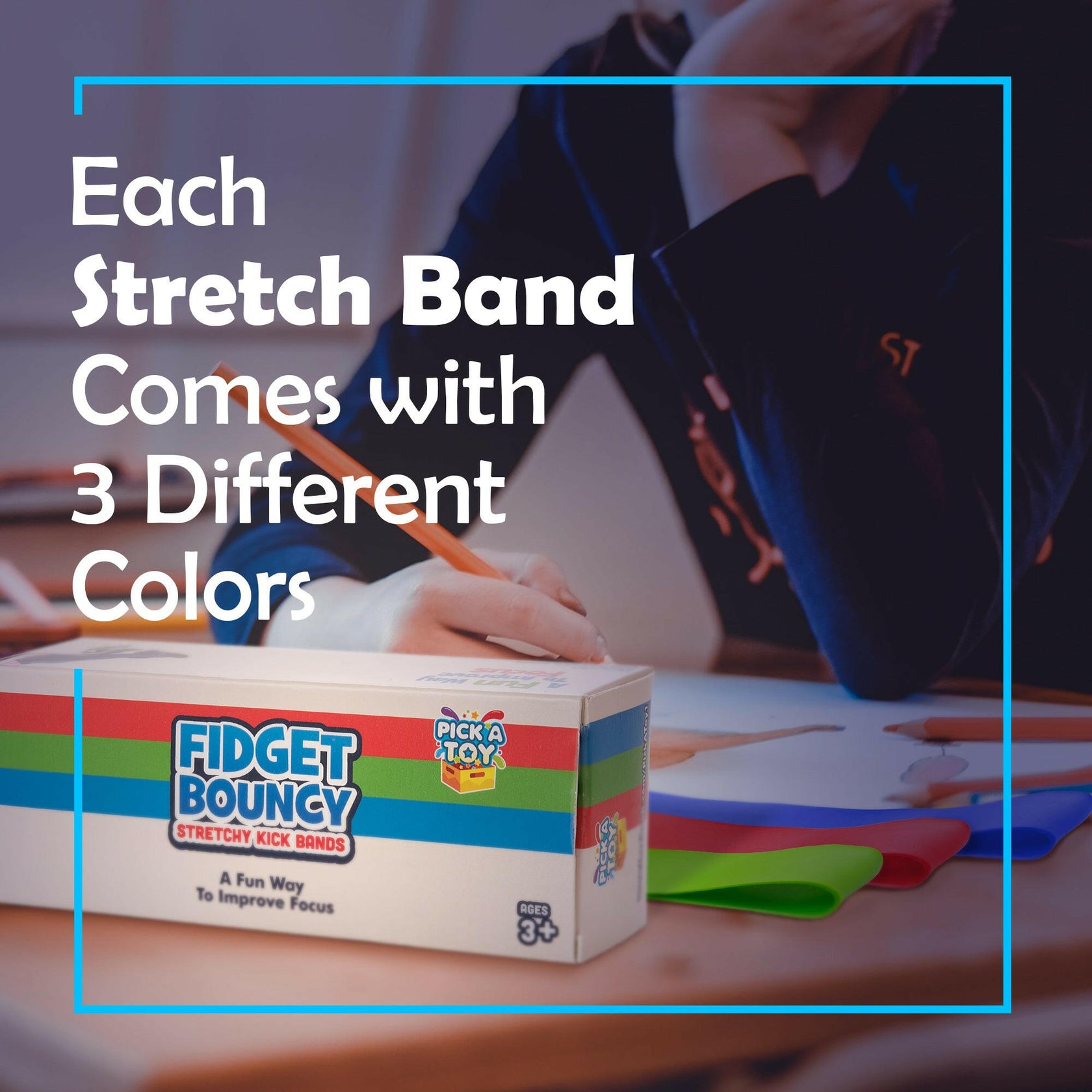 Stretchy Resistance Fidget Bands - Fidget Bands Toy | Pick A Toy