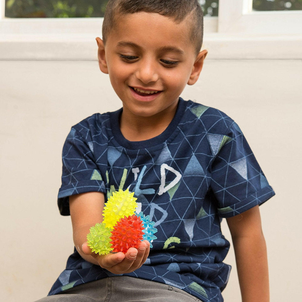 Spiky Roller Fidget Toys 4-Pack | Sensory Stress Relief | Pick A Toy